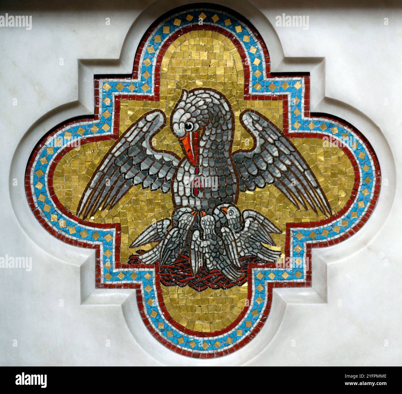 Pelican symbol passion jesus eucharist hi-res stock photography and ...