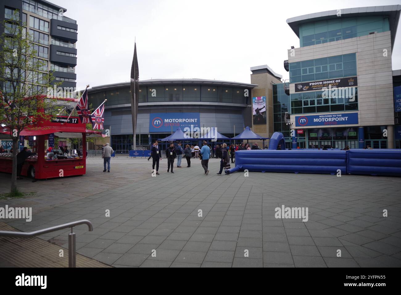 Nottingham, 30 April 2023. The Motorpoint Arena in Nottingham where the ...