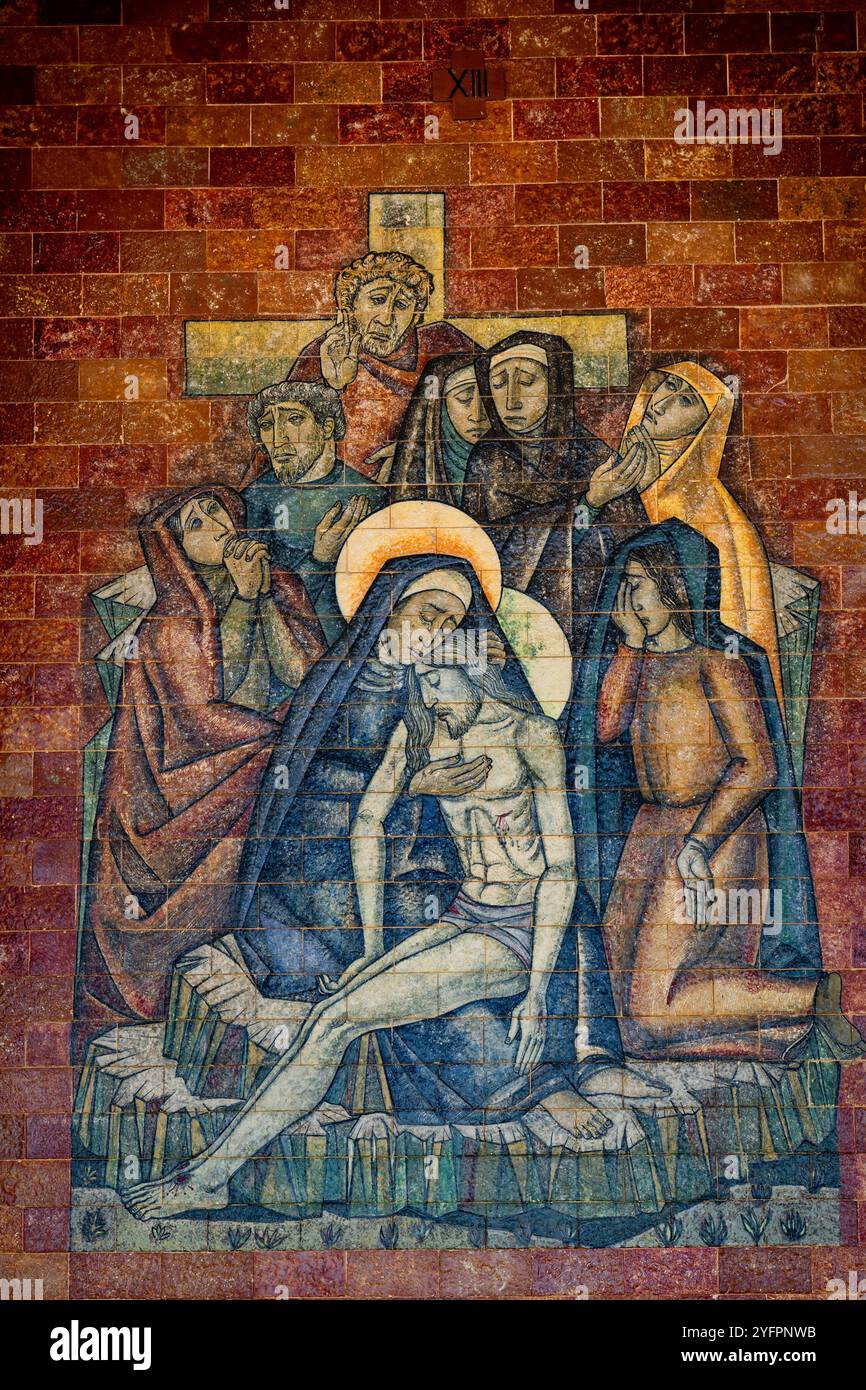 Sanctuary of Our Lady of Fatima. Way of the cross. Portugal Stock Photo ...