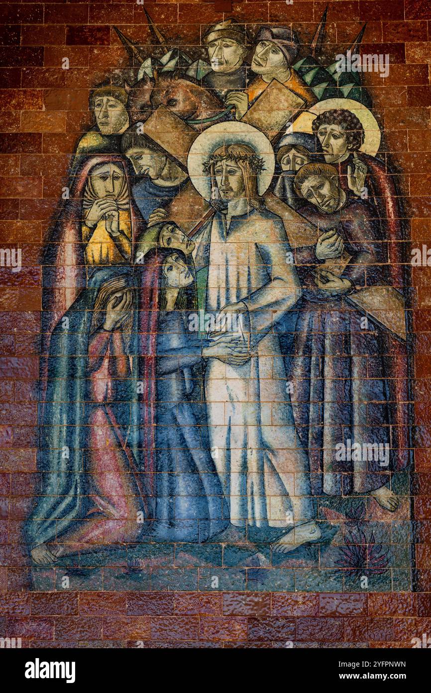 Sanctuary of Our Lady of Fatima. Way of the cross. Portugal Stock Photo ...