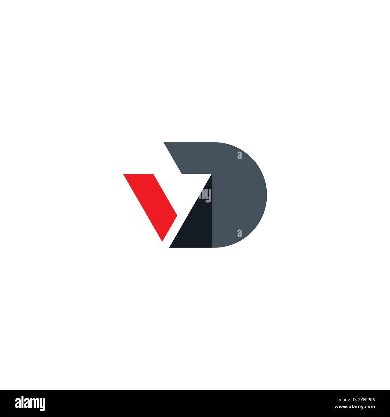 Vd modern logo Stock Vector Images - Alamy