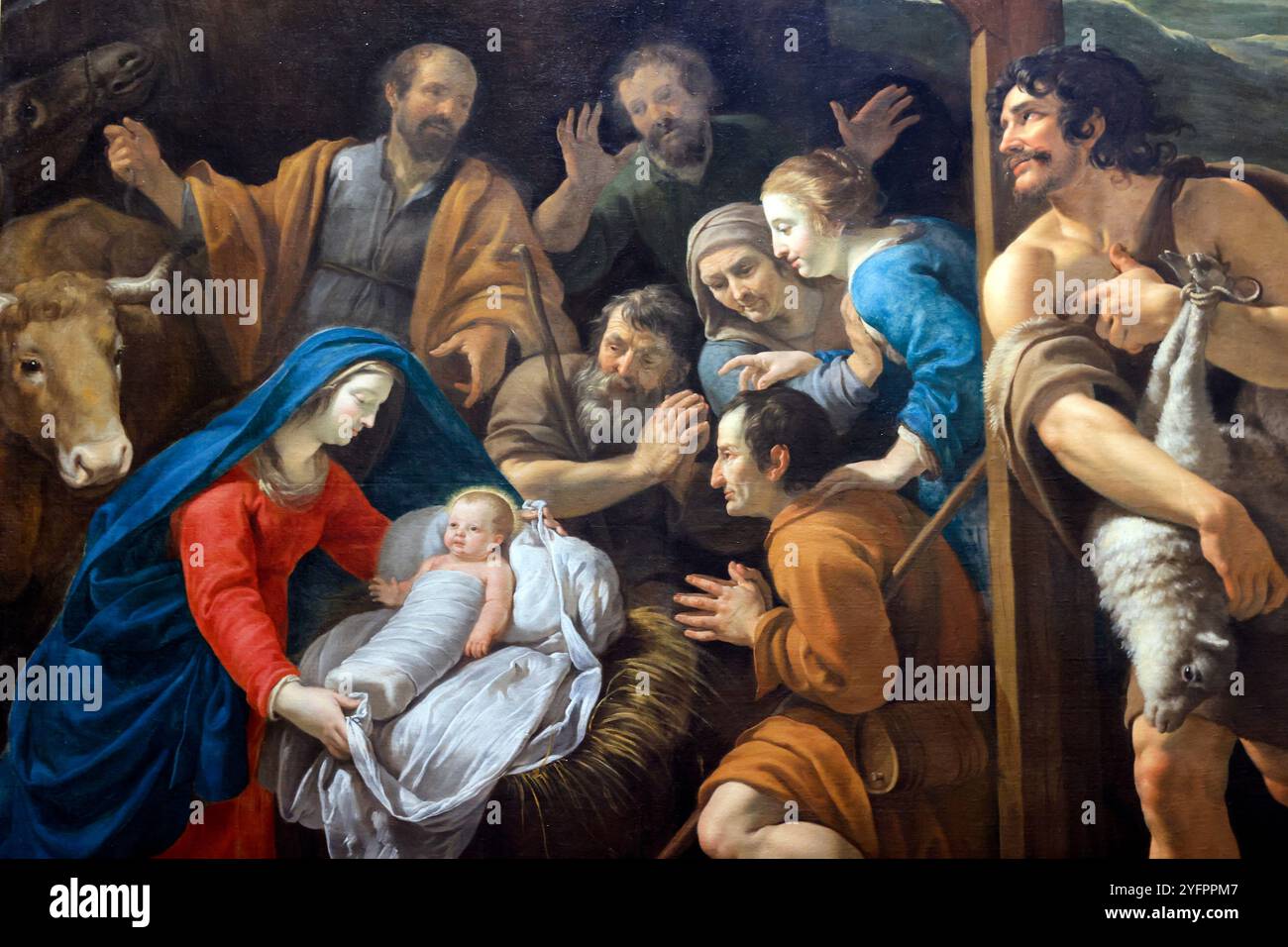 Museum of Fine Arts. The adoration of the shepherds by Philippe de ...