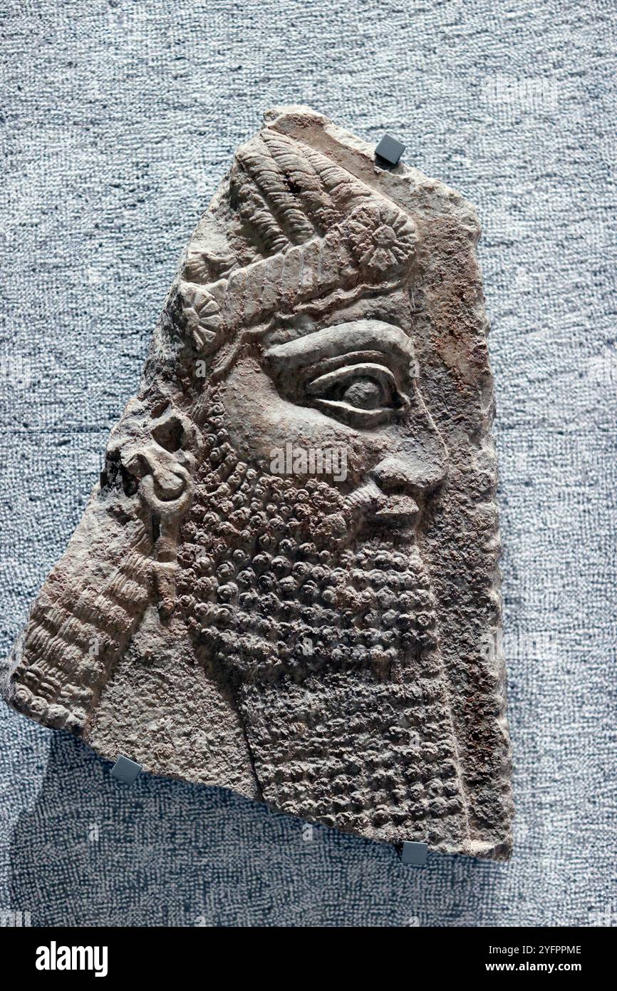 Museum of Fine Arts. Head of Priest. Assyria. 8 th century BC. Lyon ...