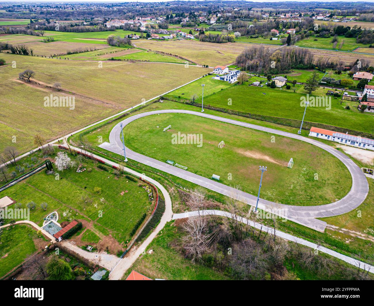 Ancient Friulian village. Laipacco, the ancient church, the historic ...