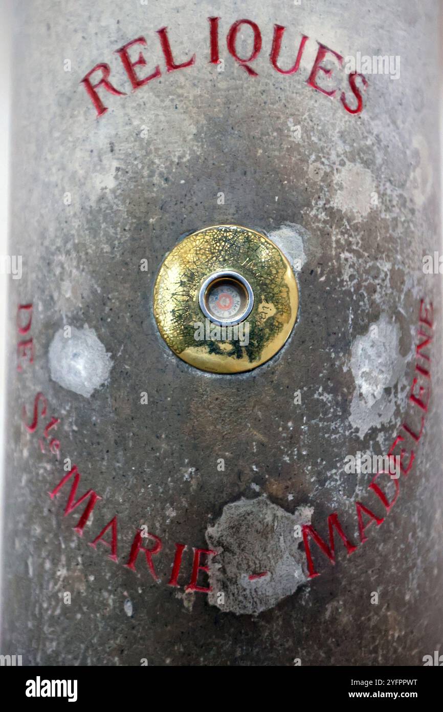 Benedictine abbey of Vezelay. Relics of Mary Magdalene.. Vezelay ...