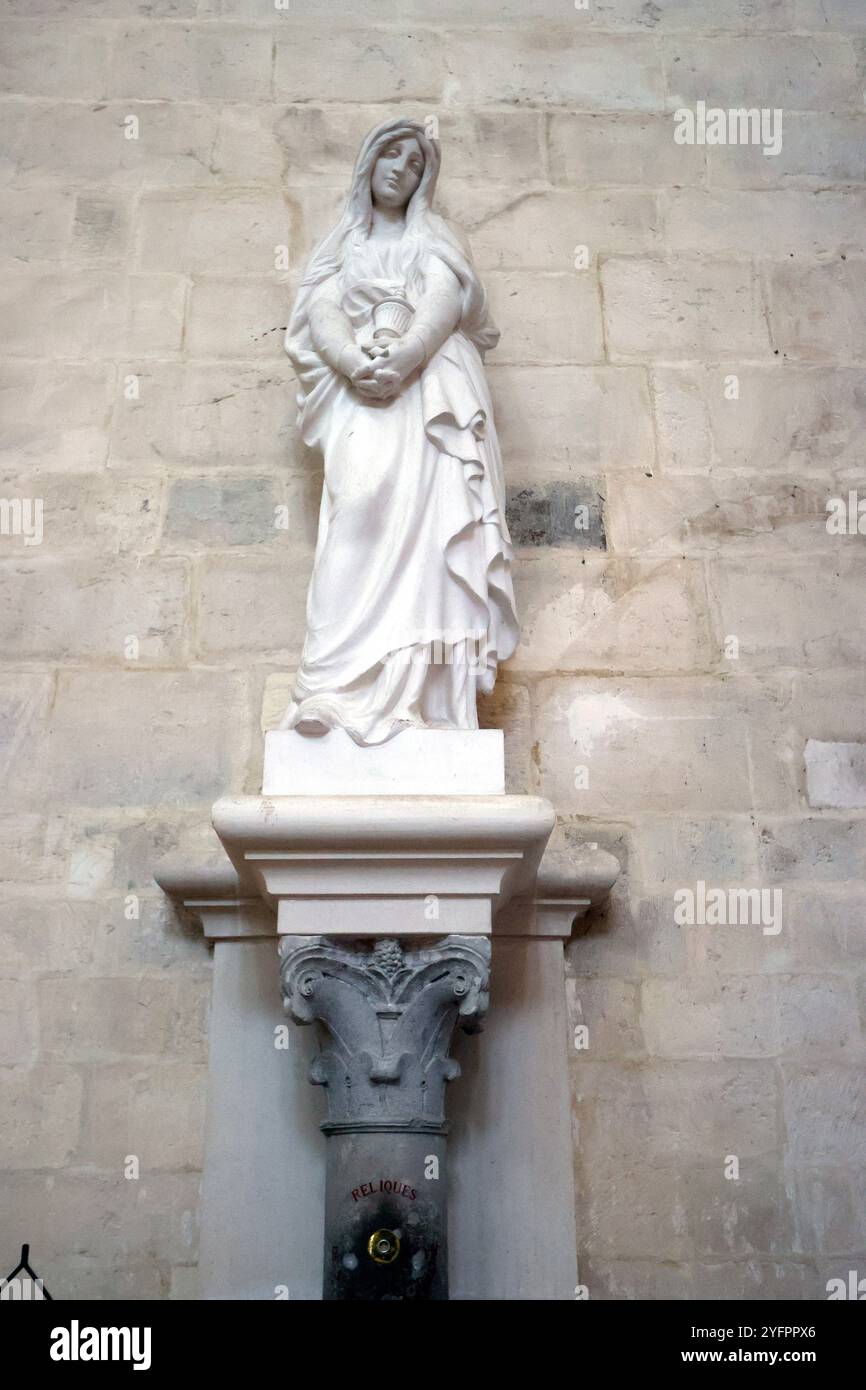Benedictine abbey of Vezelay. Relics of Mary Magdalene.. Vezelay ...