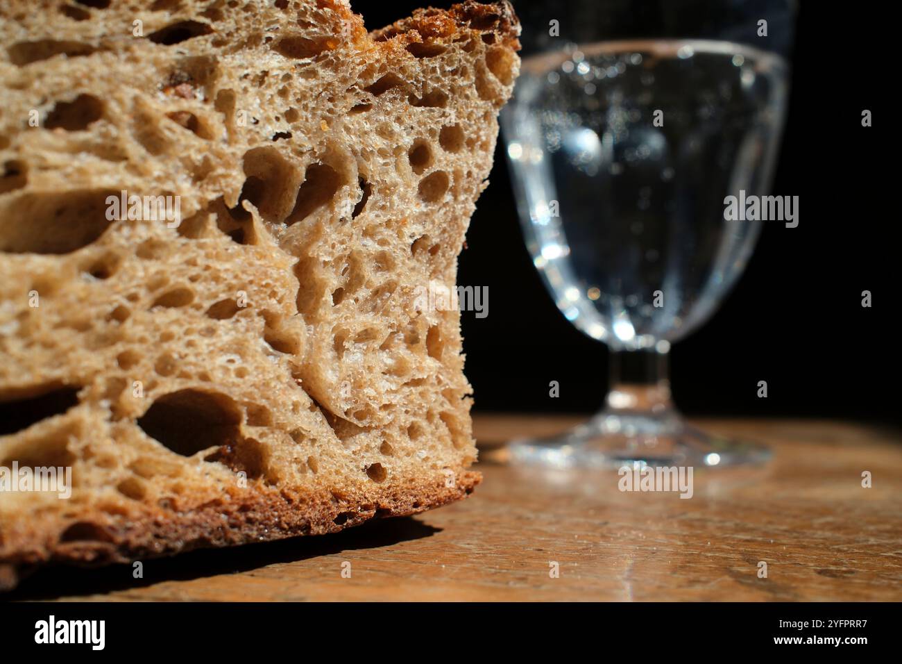 Bread and water during lent hi-res stock photography and images - Alamy