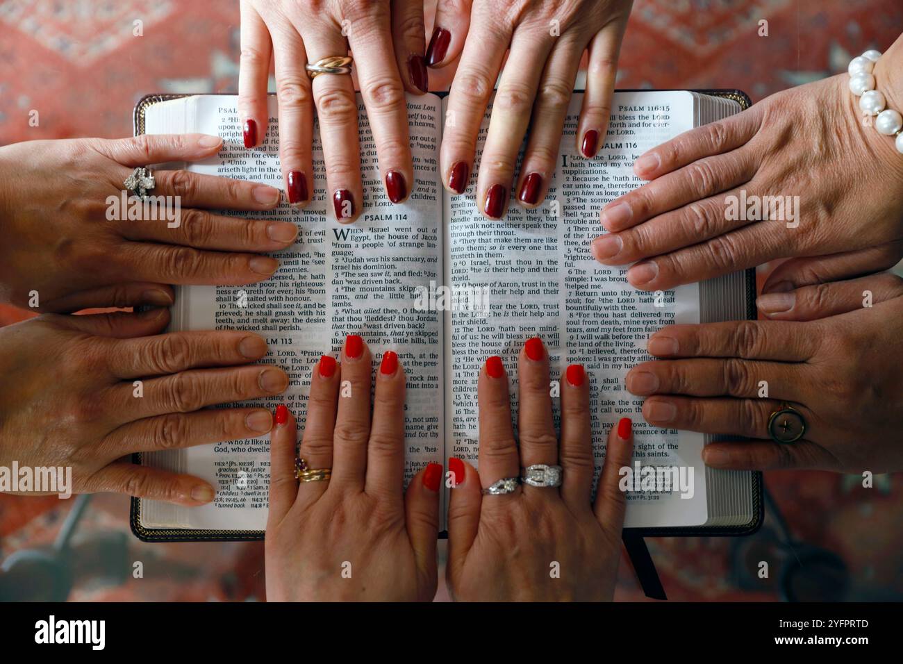 Group of people praying worship believe. Praying and praise together at ...