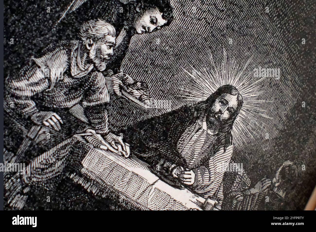 Luke reports that jesus appeared hi-res stock photography and images ...