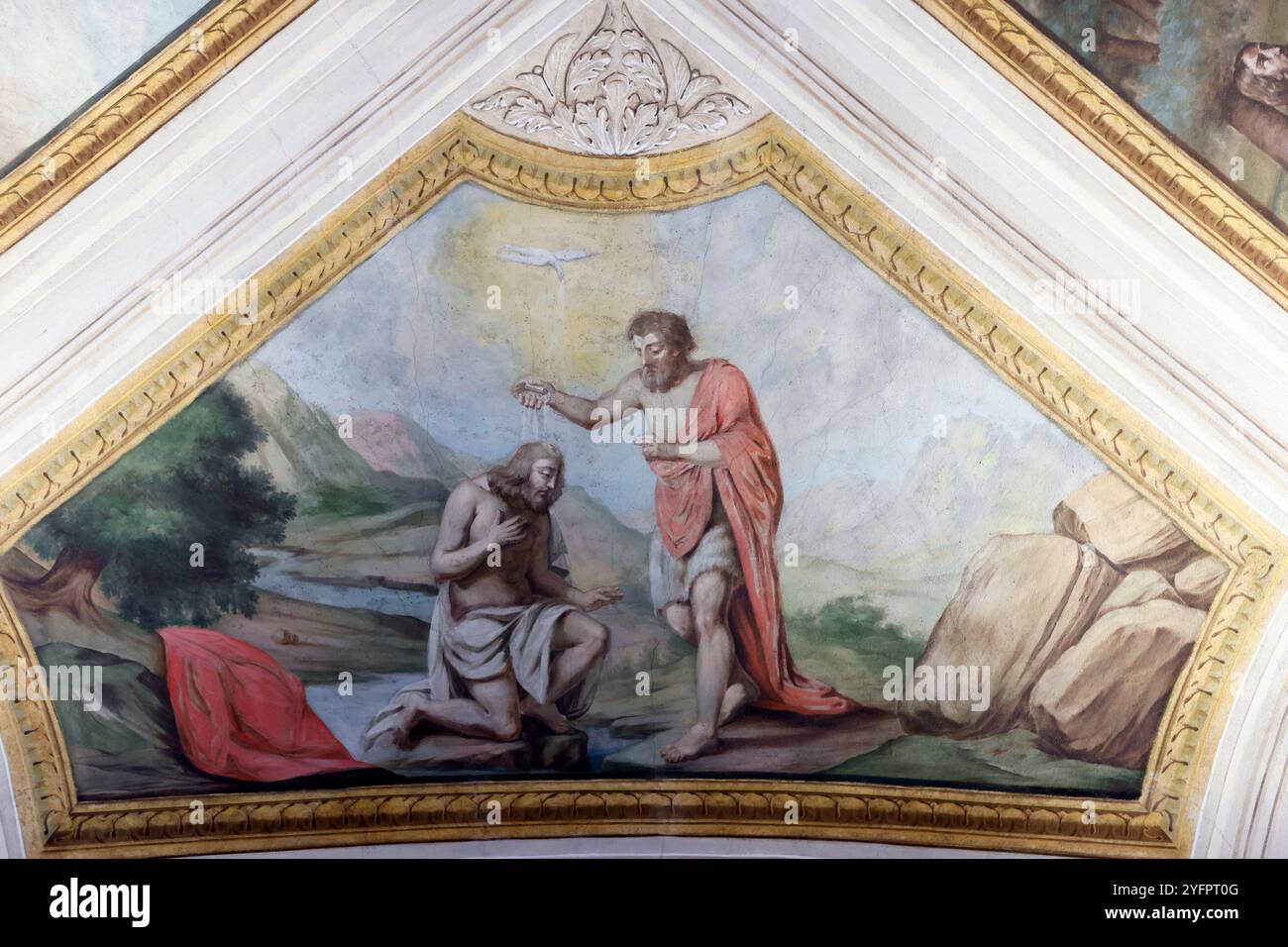 John the baptist water baptism painting hi-res stock photography and images - Alamy