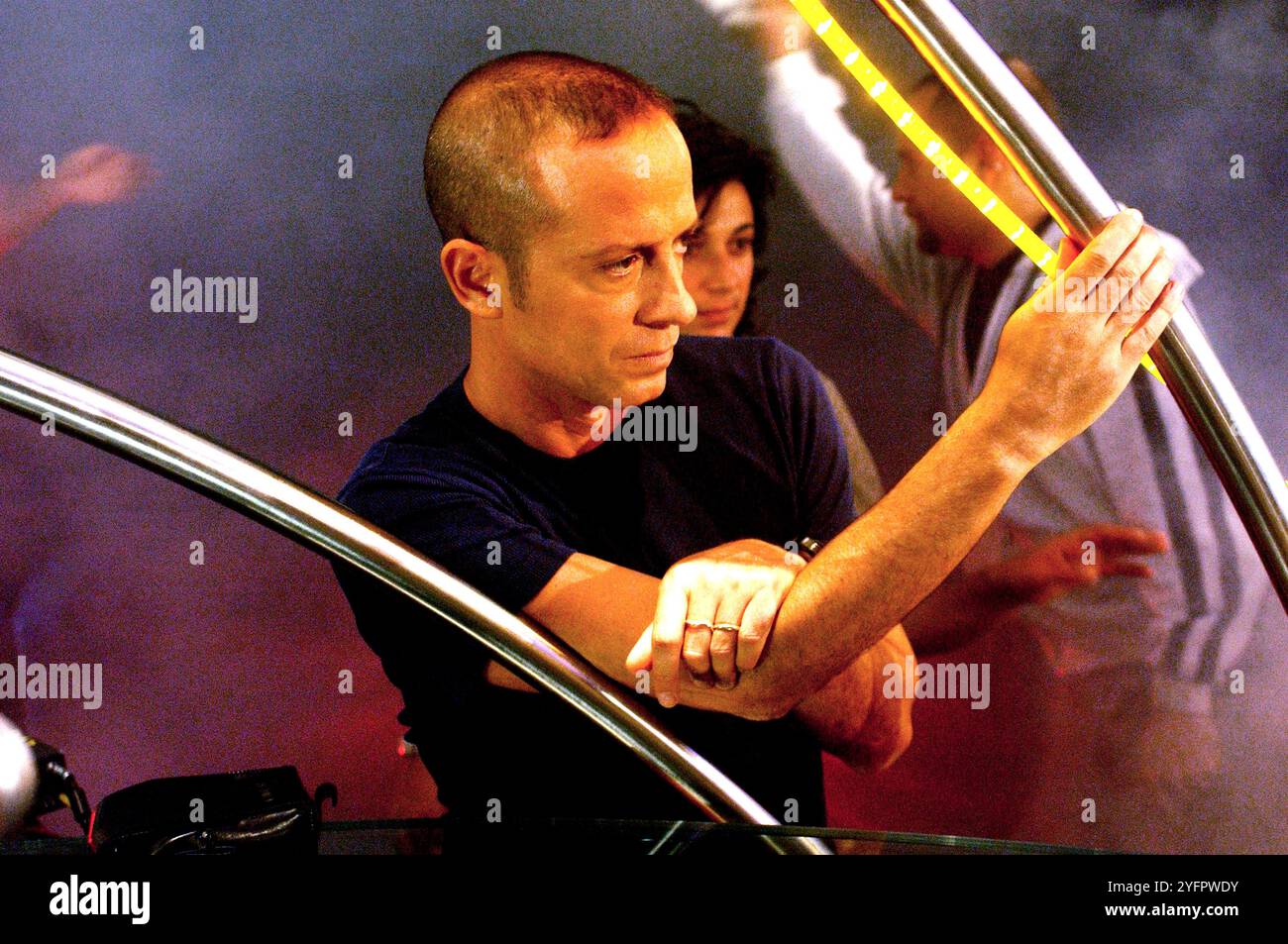 Milan Italy 26/09/2001 : Raf,Italian singer,during the backstage photo ...