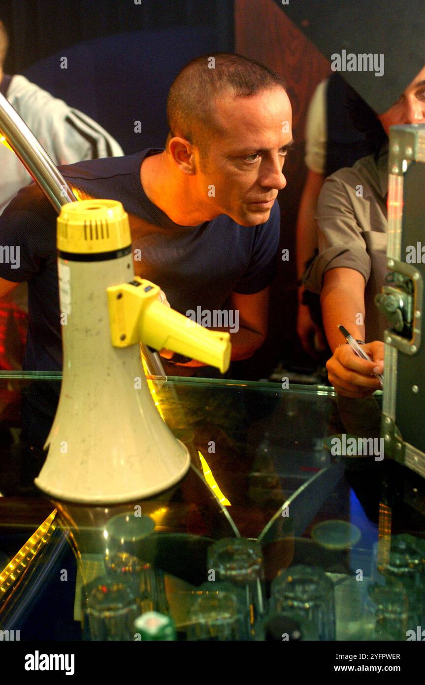 Milan Italy 26/09/2001 : Raf,Italian singer,during the backstage photo ...