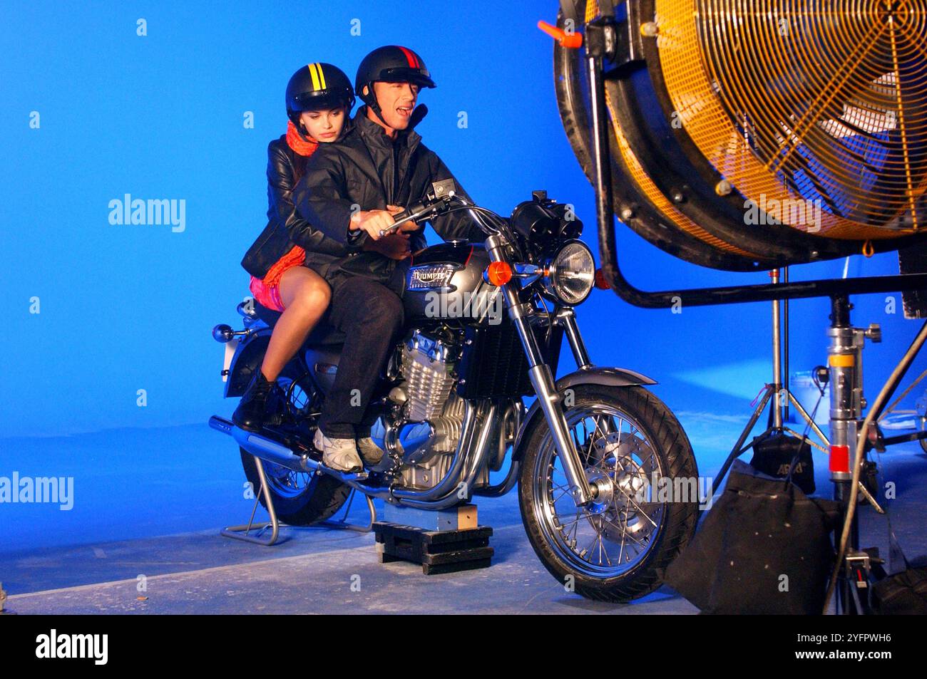 Milan Italy 26/09/2001 : Raf,Italian singer,during the backstage photo ...