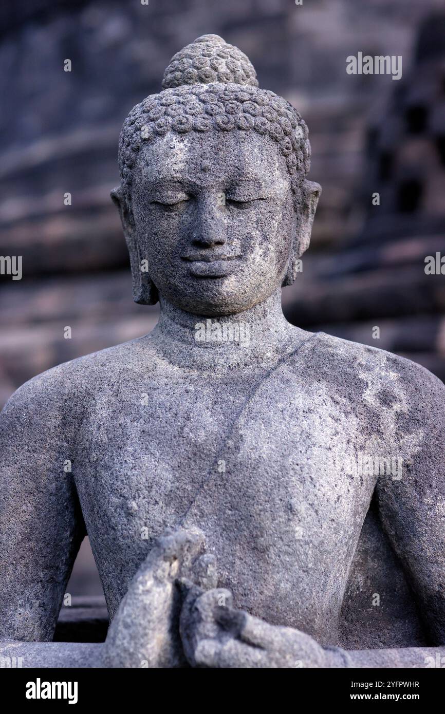 Borobudur, 9th-century Mahayana Buddhist temple. UNESCO World Heritage ...