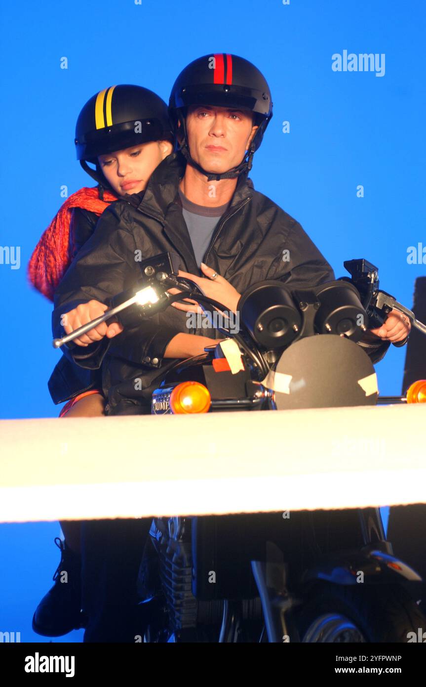 Milan Italy 26/09/2001 : Raf,Italian singer,during the backstage photo ...