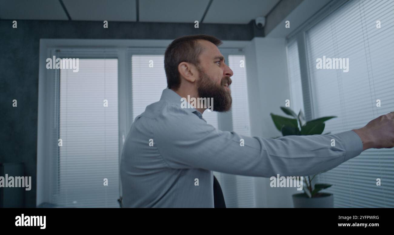 Frustrated businessman yells stressed hi-res stock photography and ...