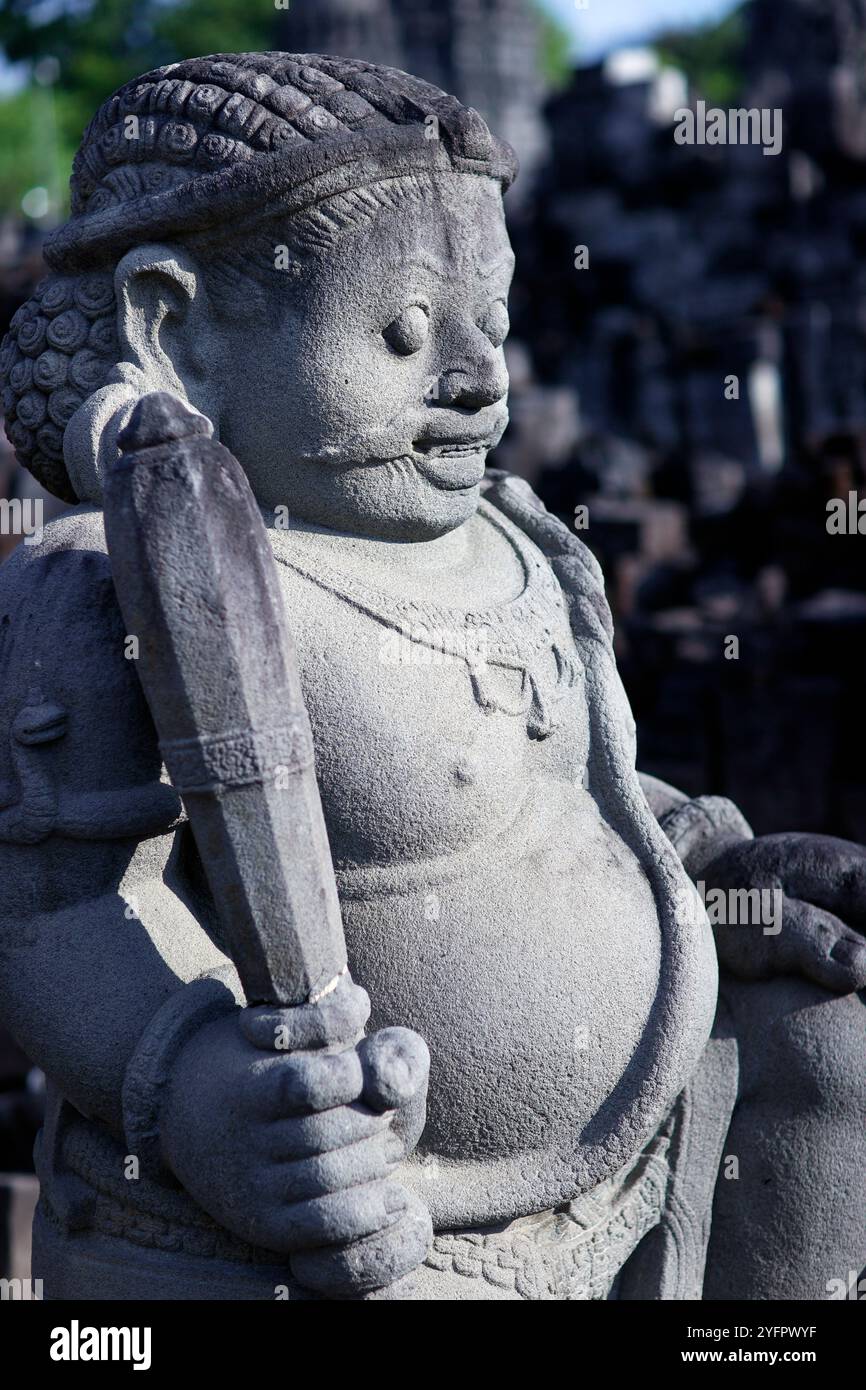 Candi Sewu, part of Prambanan, a 9th-century Hindu temple compound ...