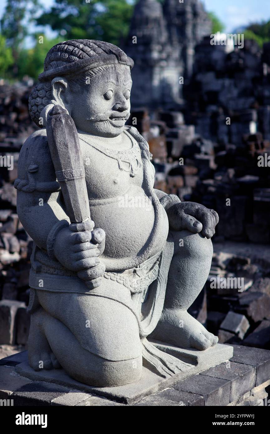 Candi Sewu, part of Prambanan, a 9th-century Hindu temple compound ...
