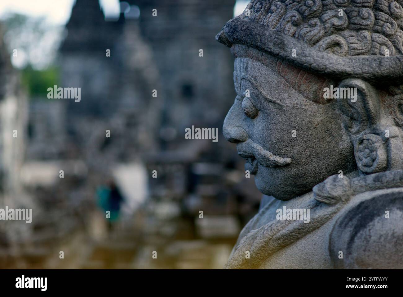 Candi Sewu, part of Prambanan, a 9th-century Hindu temple compound ...