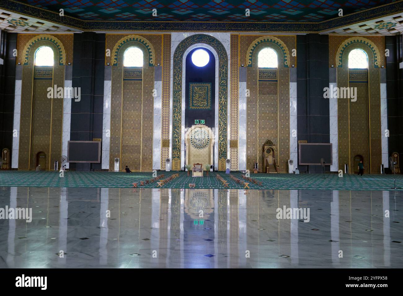 Al Akbar Surabaya National Mosque. Prayer Niche (Mihrab). Surabaya ...