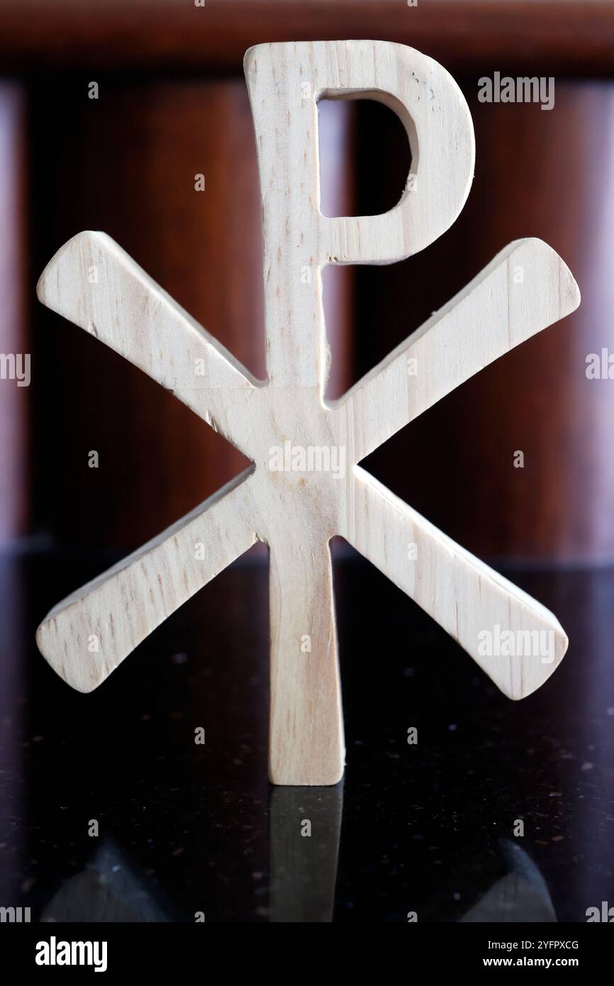 The Chi Rho is one of the earliest forms of the Christogram, formed by ...