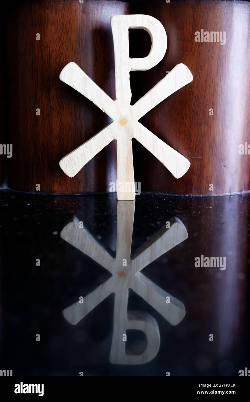 The Chi Rho is one of the earliest forms of the Christogram, formed by ...