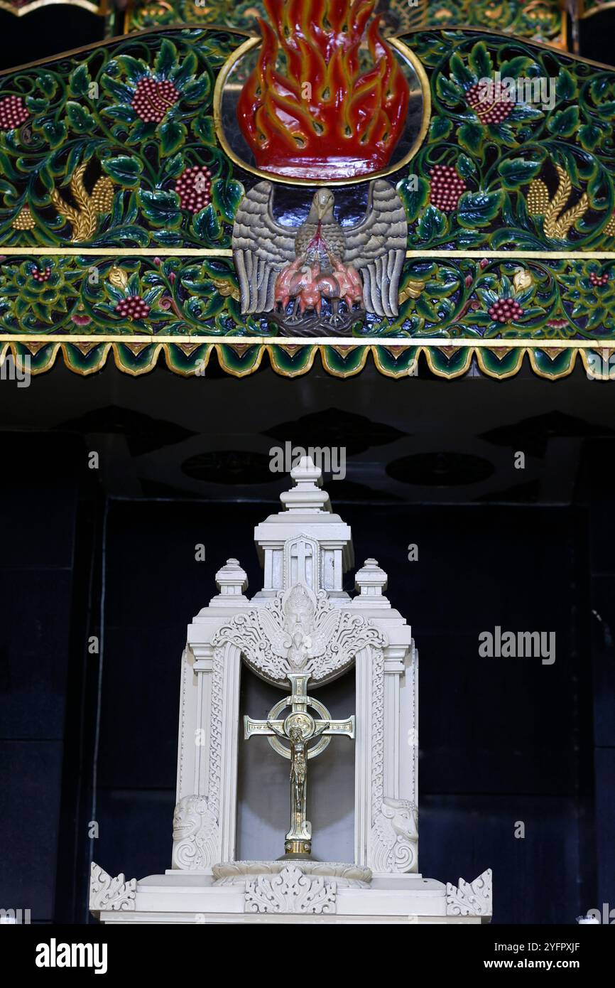 Ganjuran Church. The Church of the Sacred Heart of Jesus. Tabernacle ...