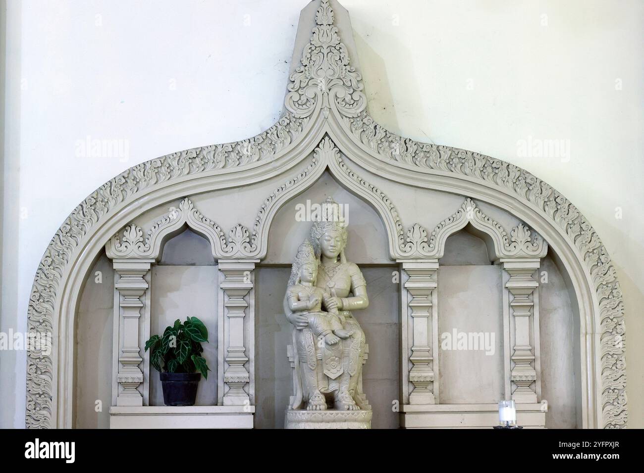 Ganjuran Church. The Church of the Sacred Heart of Jesus. Virgin Mary ...