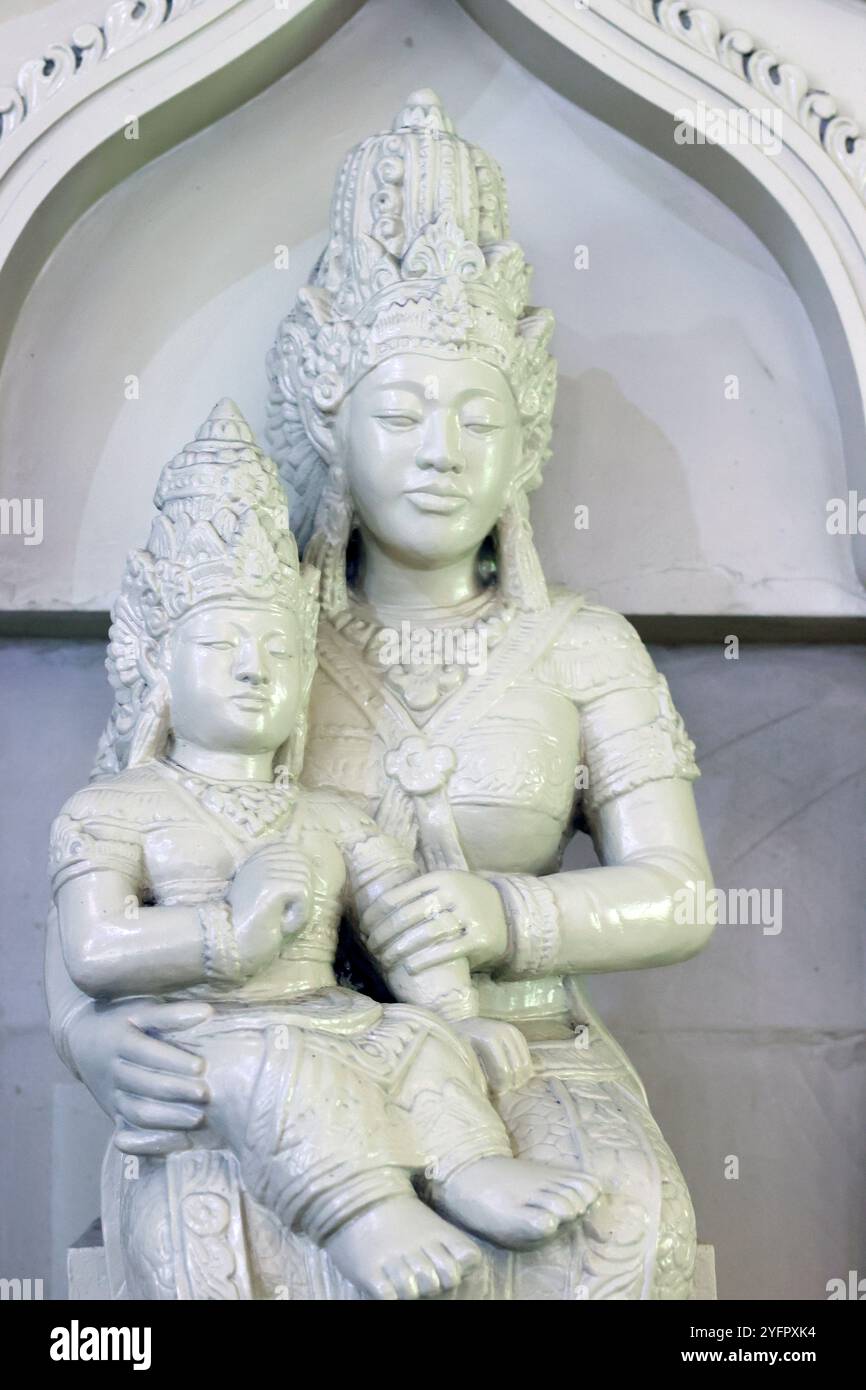 Ganjuran Church. The Church of the Sacred Heart of Jesus. Virgin Mary ...