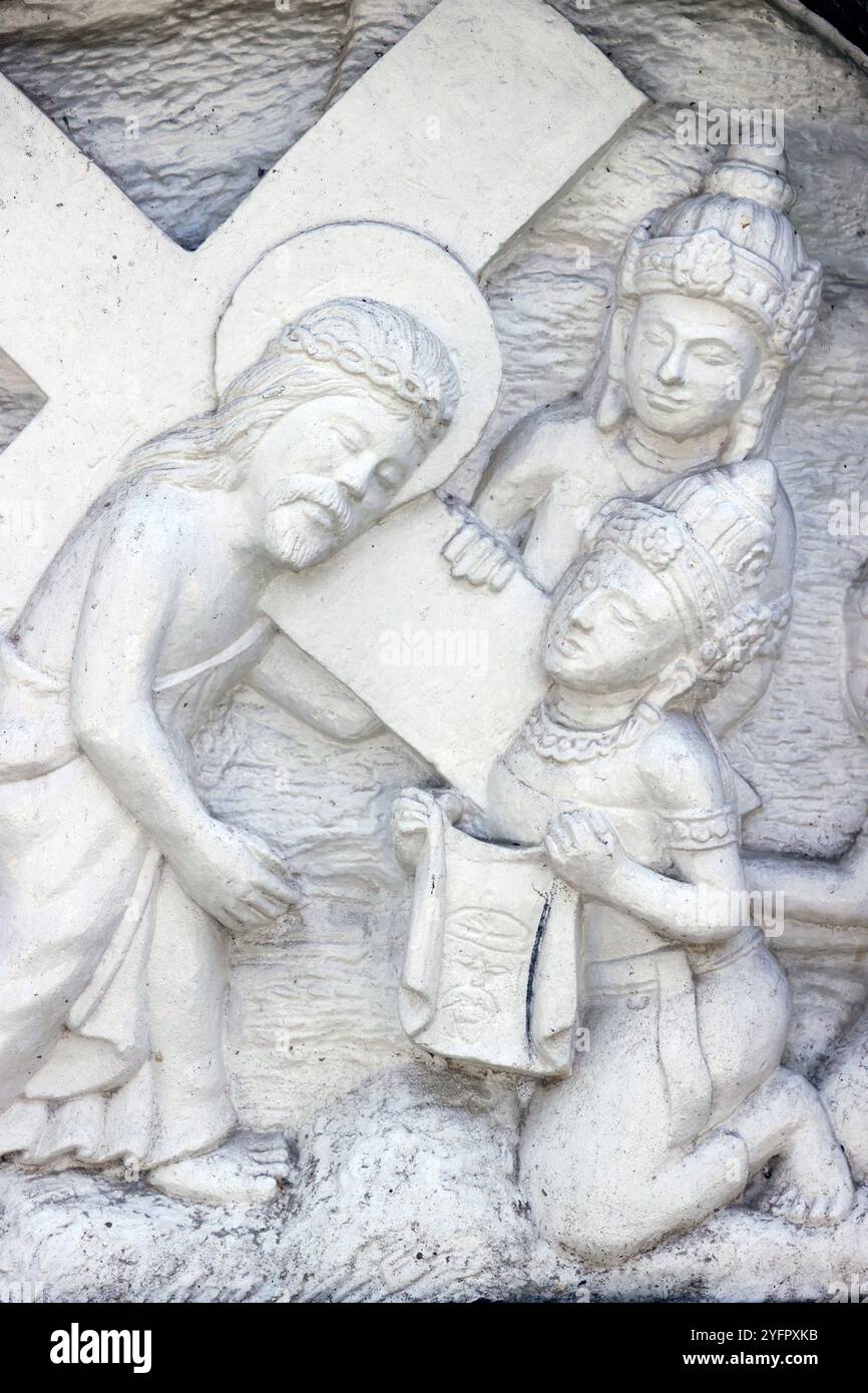 Ganjuran Church. The Church of the Sacred Heart of Jesus. Passion of ...