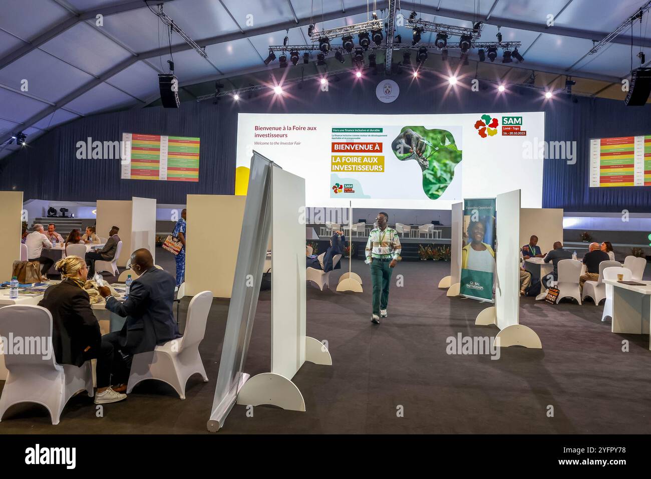 African microfinance week in Lome, Togo Stock Photo - Alamy