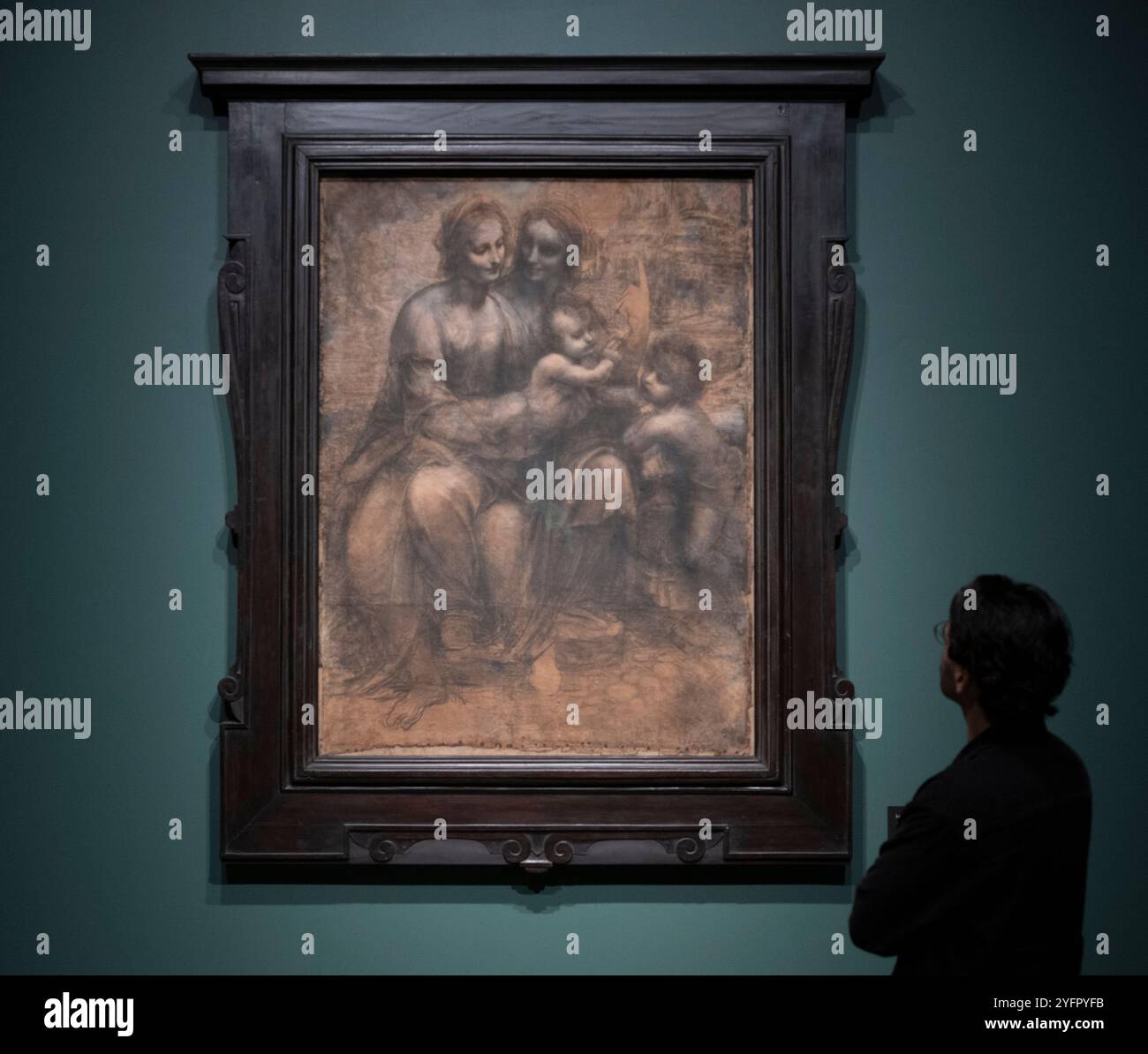 Royal Academy of Arts, London, UK. Michelangelo, Leonardo and Raphael ...