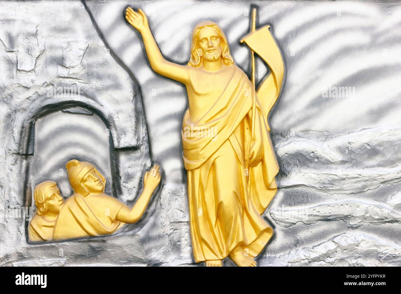 The Resurrection - Jesus Christ rises from the dead Stock Photo - Alamy
