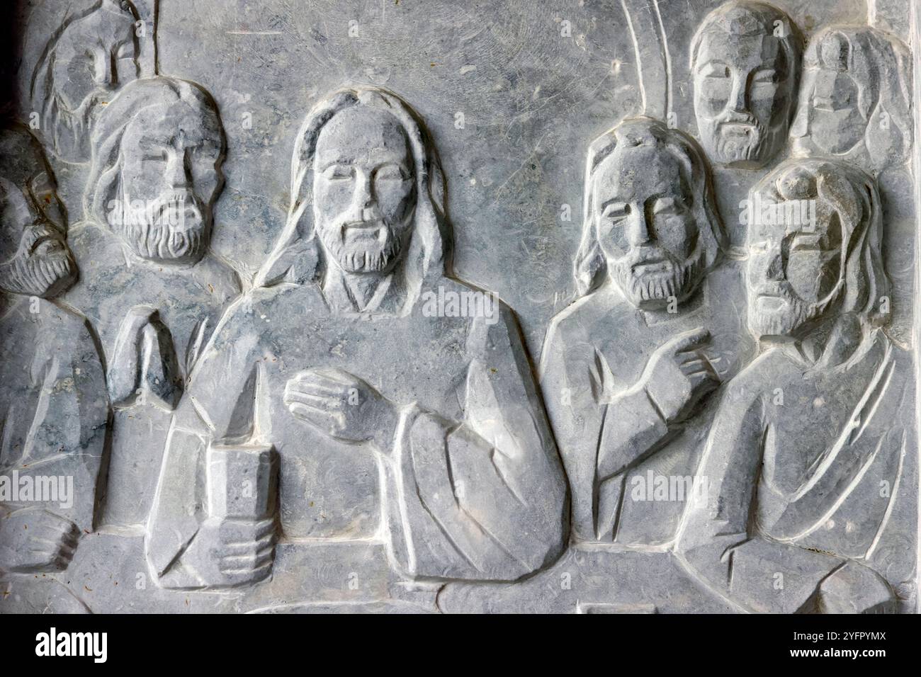 Tan Hoa Church. Passion of Christ. The last supper. Jesus and his ...