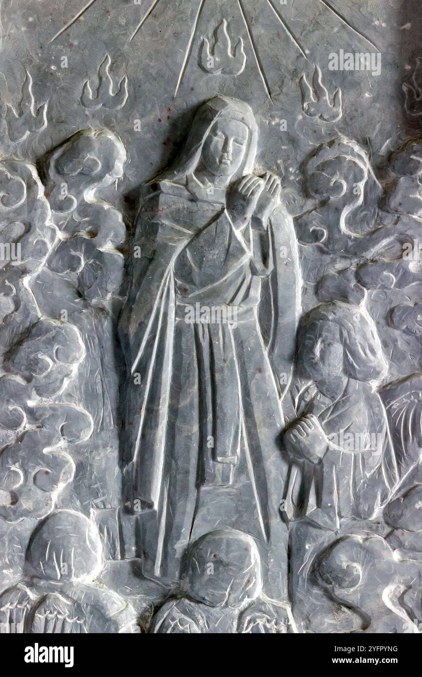 Tan Hoa Church. The descent of the Holy Spirit upon the Apostles and ...