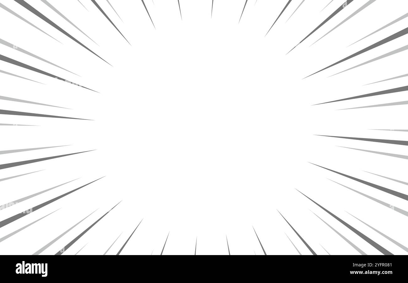 Cartoon halftone line. Comic lines. Concentrated frames. Superhero hero ...