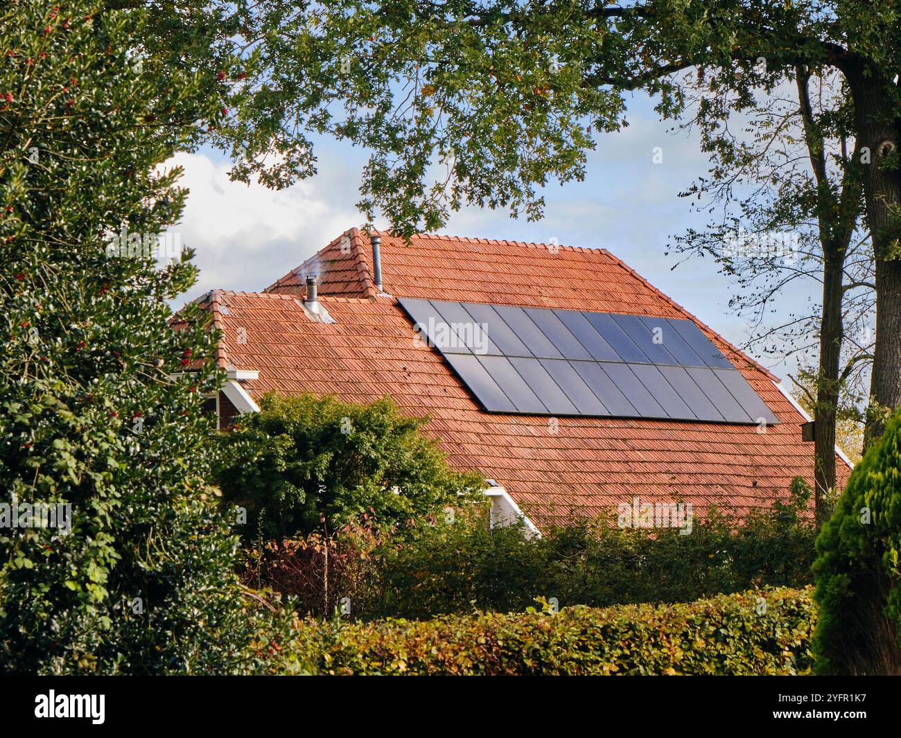 Renewable Energy in the Netherlands: A traditional farmhouse in Drenthe ...