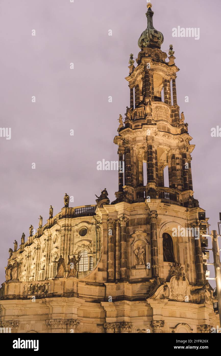 Dresden, Germany - November 2 2024: Cathedral of the Holy Trinity ...