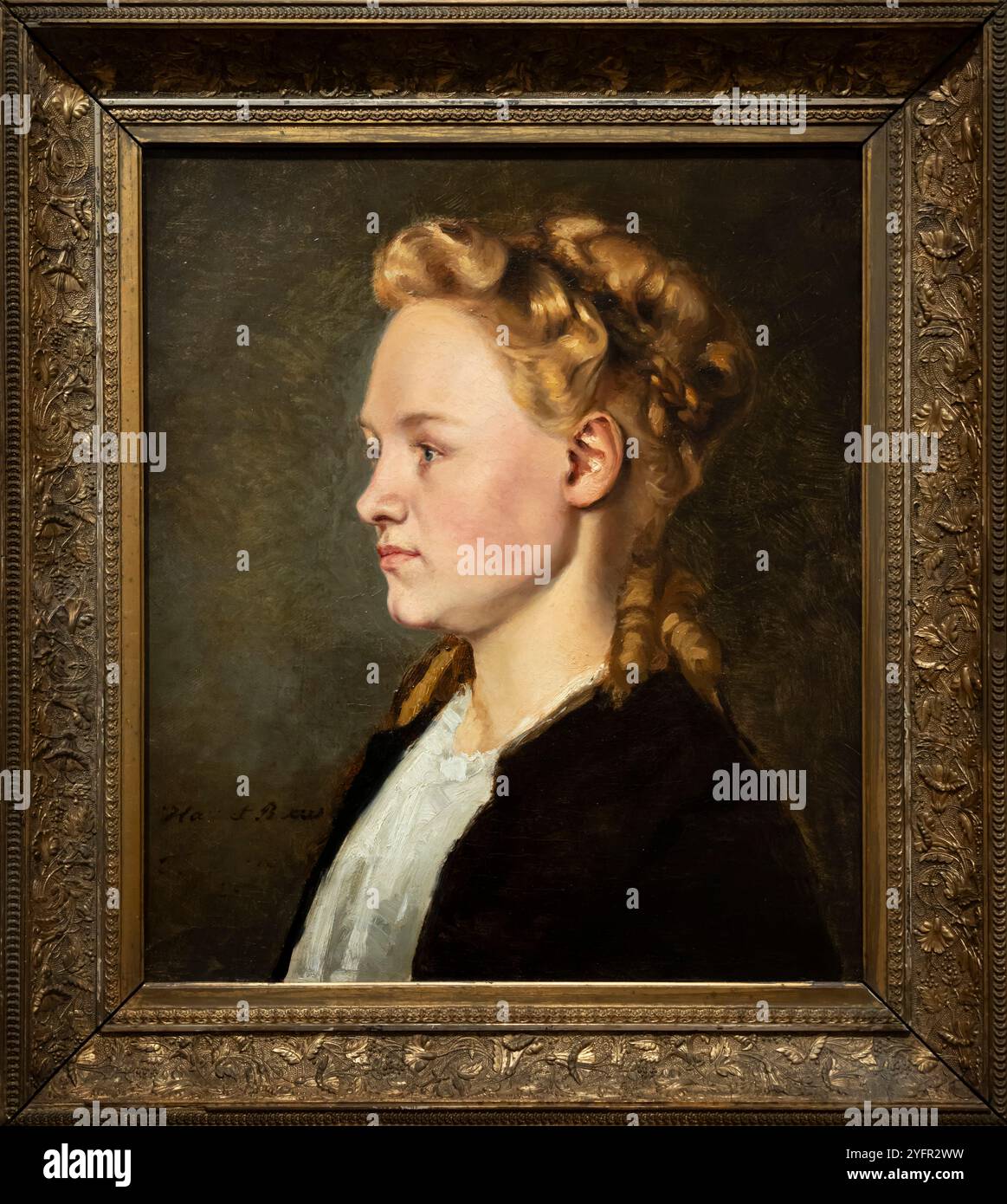 Paris, France - 11 01 2024: Orsay Museum. Portrait Of Inger Kathrine ...