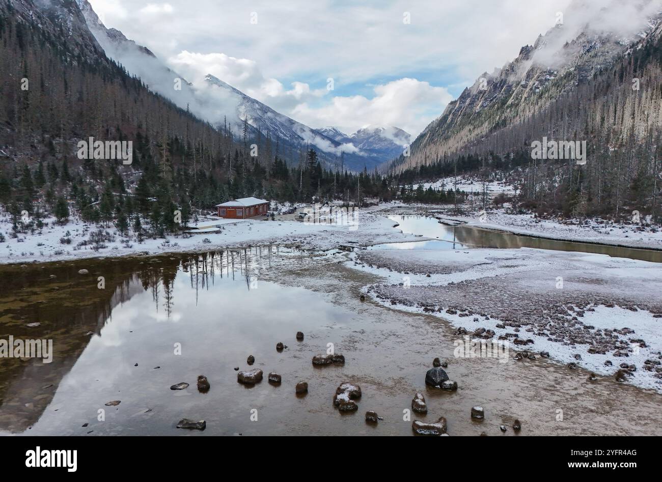 Dege. 4th Nov, 2024. A drone photo taken on Nov. 4, 2024 shows the ...