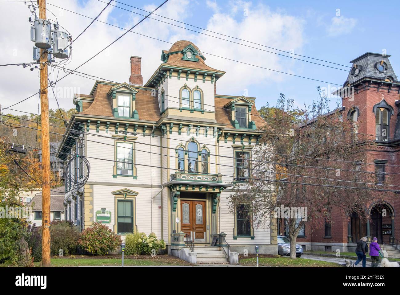 one of the many fine old buildings in montpelier the state capital of ...