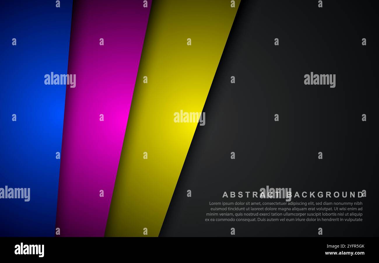 overlapping dimensions background message board vector illustration for ...