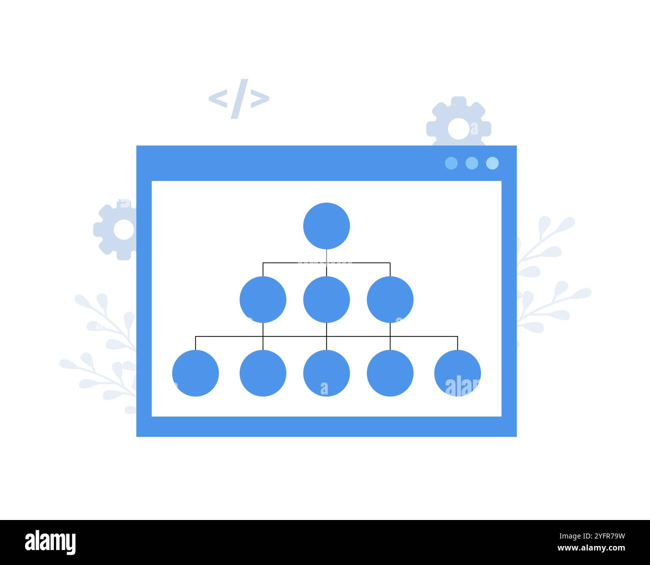 It architecture diagram Cut Out Stock Images & Pictures - Alamy