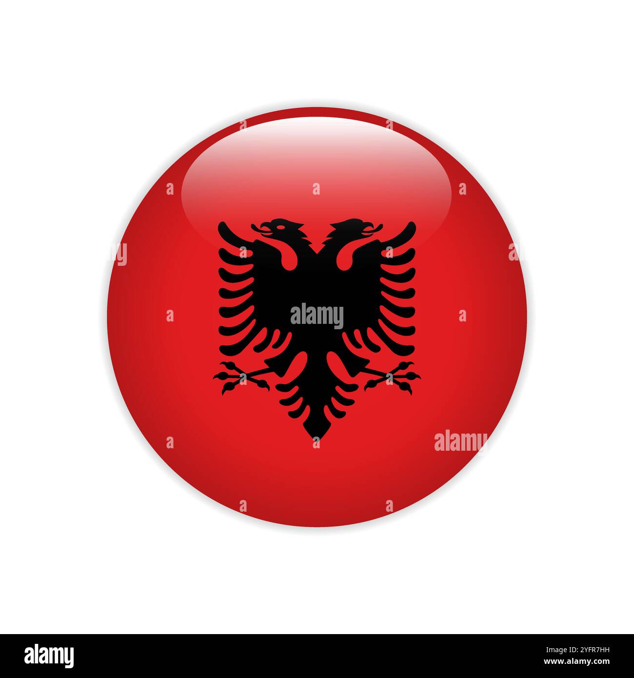 National flag albania on Stock Vector Images - Alamy