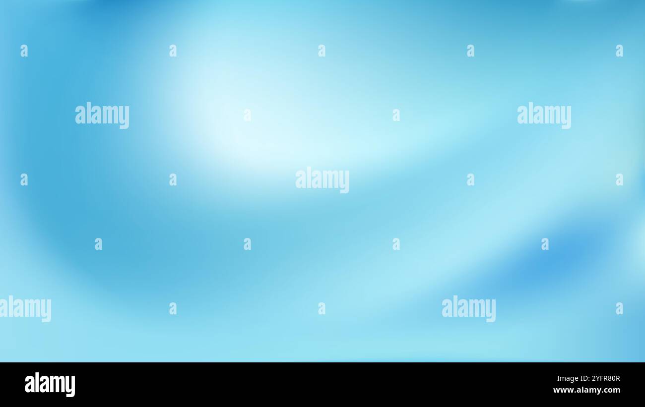 Abstract Blue Gradient Background. Smooth fluid waves Stock Vector ...