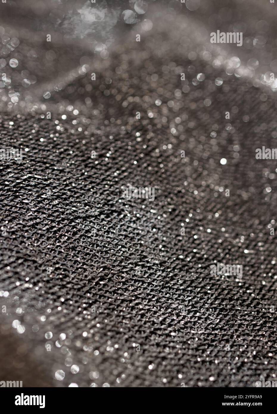 Pure silver wire mesh.Glitter background material.Horizontal blurred ...
