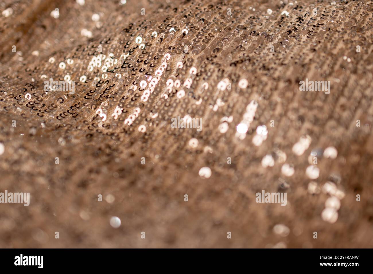 Golden wavy fabric. Textile texture with golden sequin. Pure gold wire ...