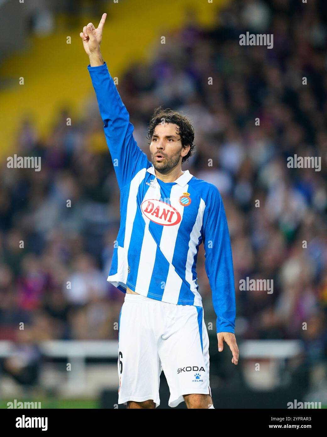 Leandro Cabrera of RCD Espanyol during the La Liga EA Sports match ...