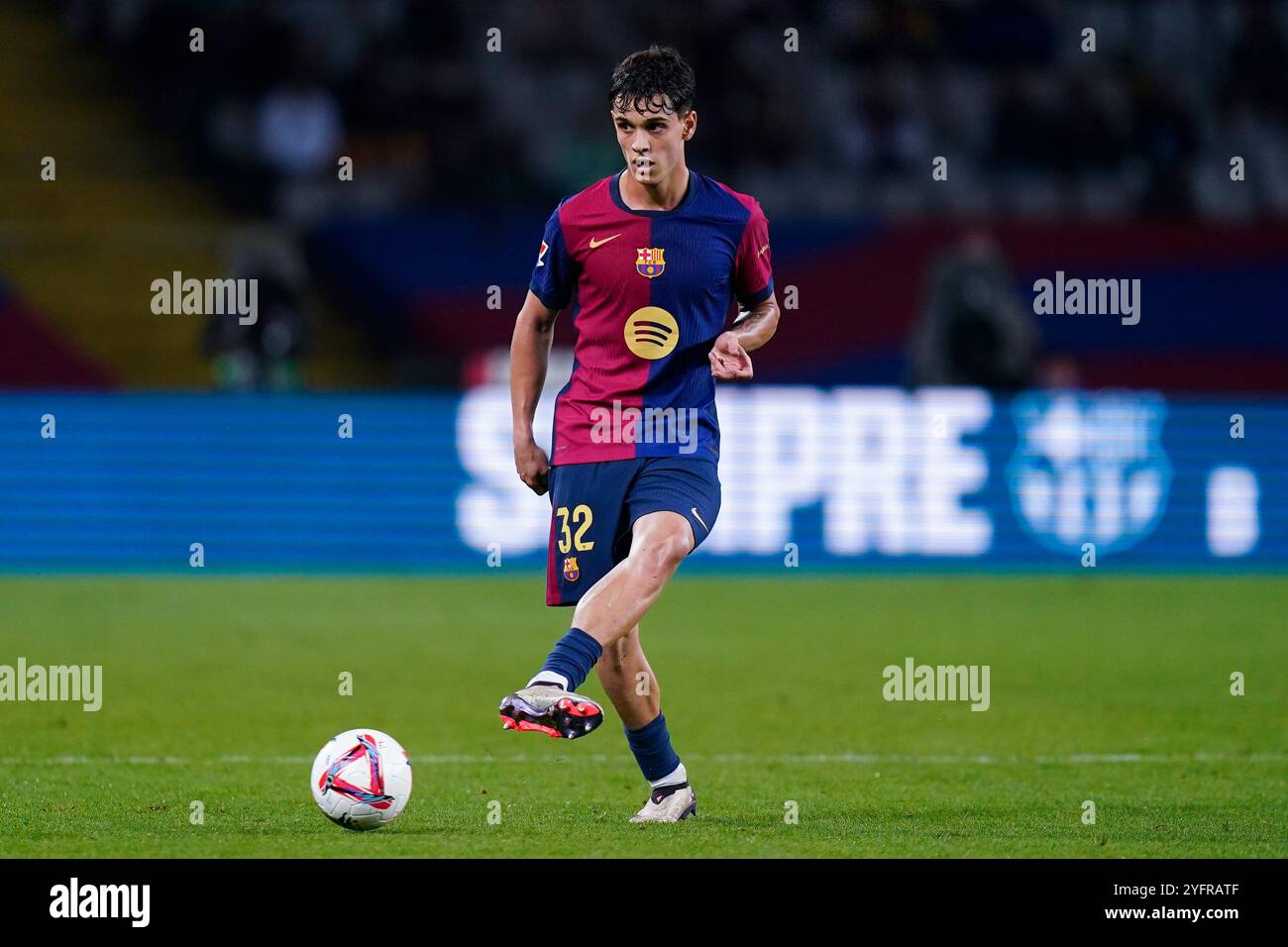 Hector Fort of FC Barcelona during the La Liga EA Sports match between ...