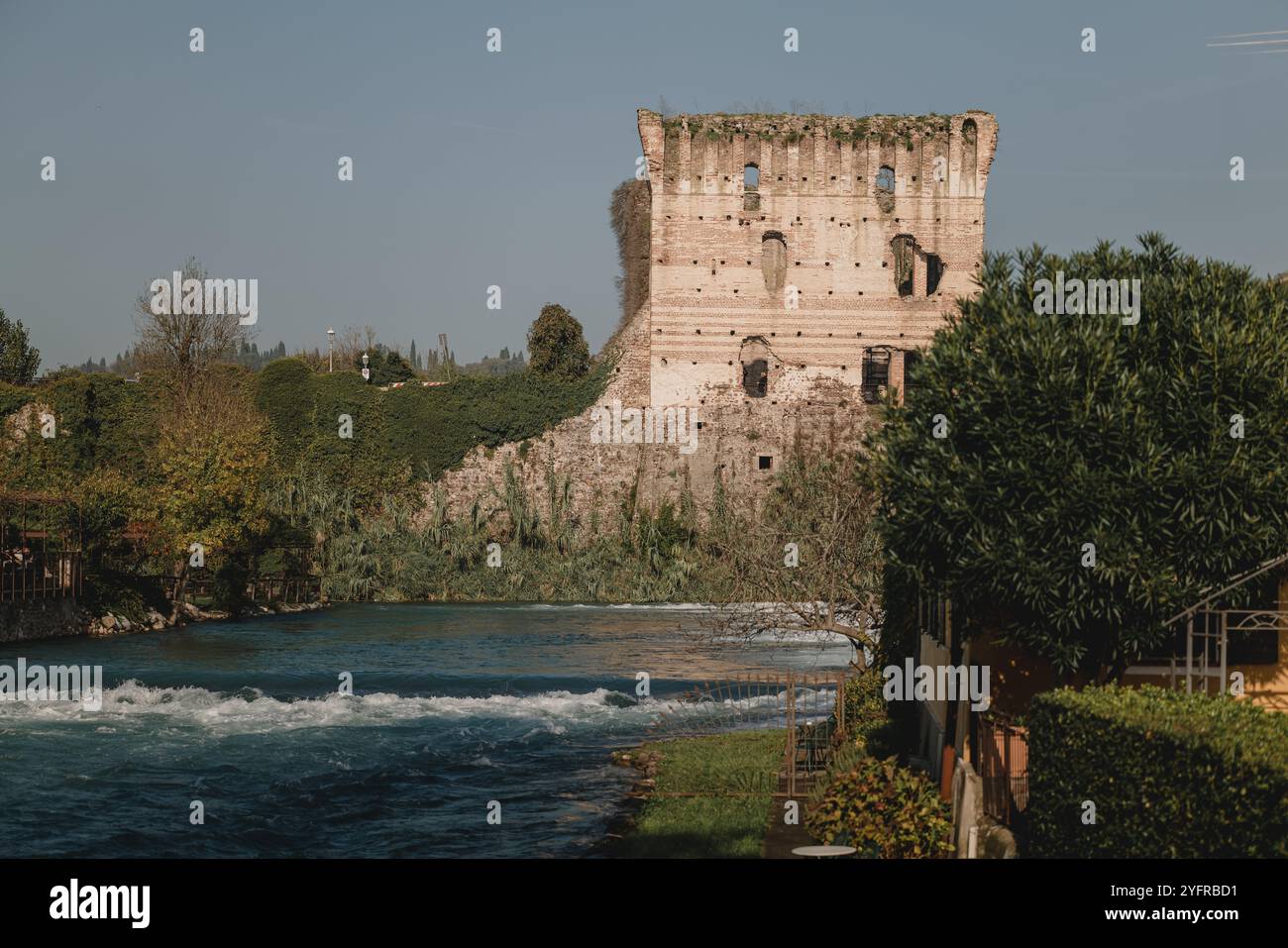 Borghetto sul Mincio, Italy - November 2024: cute medieval village ...